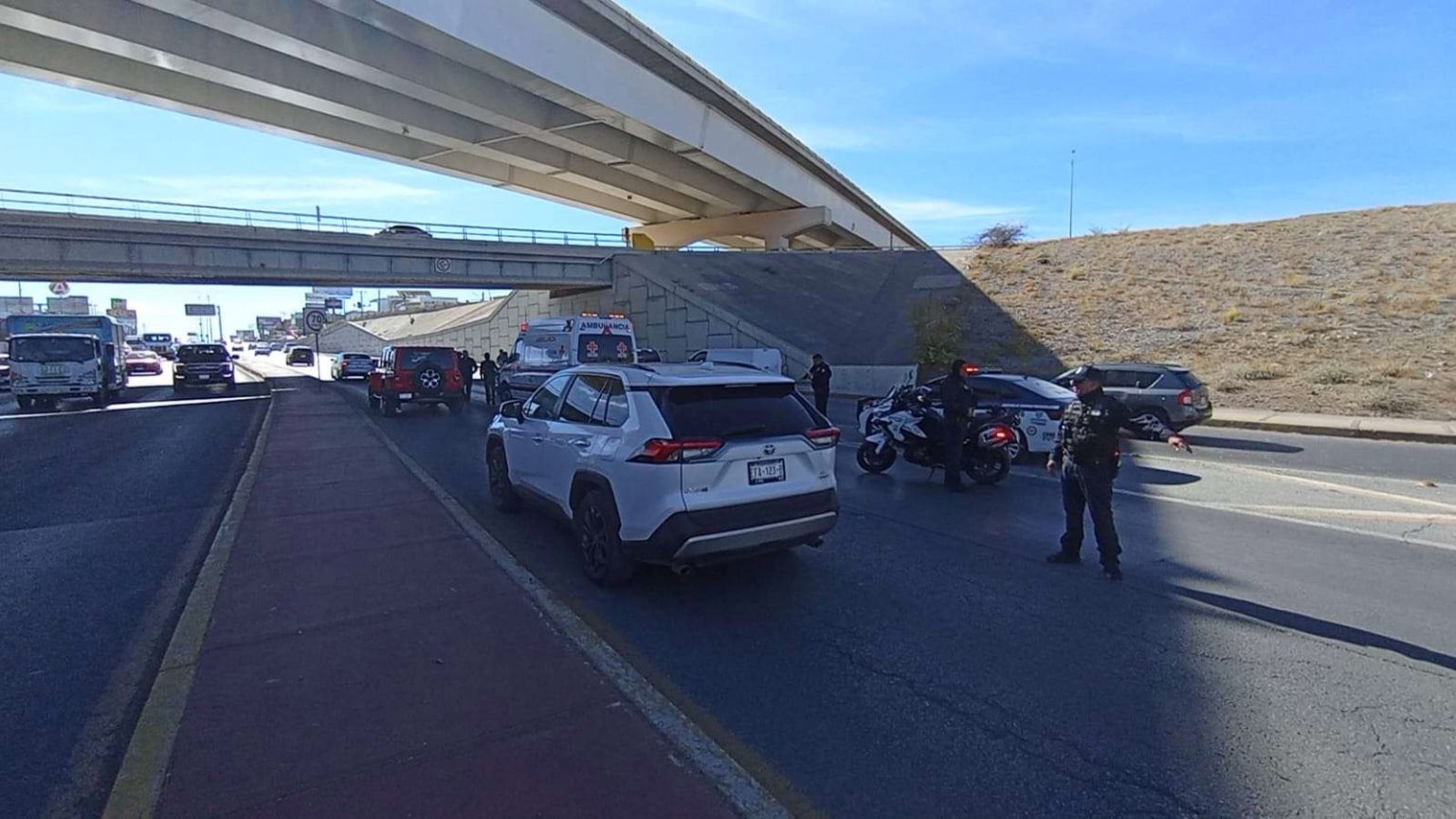 Intervención oportuna de la SSPE evita tragedia en puente de la avenida ...
